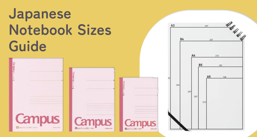 B5, A5, A6? A Gentle Guide to Japanese Notebook Sizes